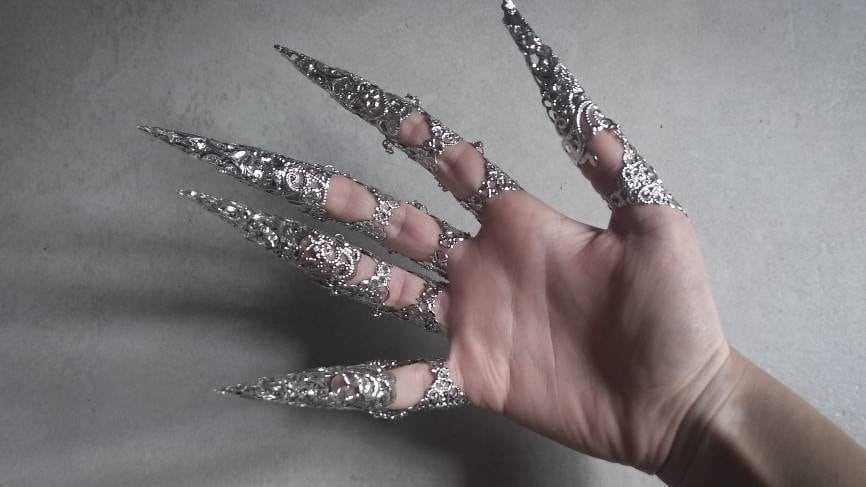 Full Finger Armor With Long Claws syndra Set for | Etsy