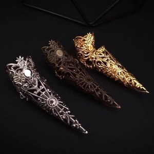 Claw Ring Set X1 Ring "syl" Drag Queen Armor Ring Accessory ...