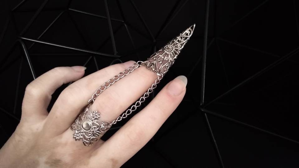 Finger Claws Set x10 Wiccan Jewelry Kali | Etsy