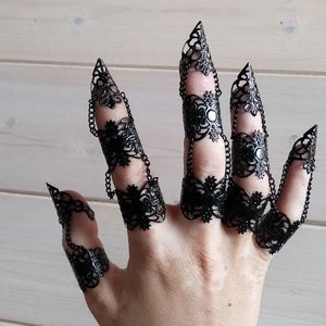 Full Hand Claws X10 Claw Ring eleine Gothic Gift - Etsy