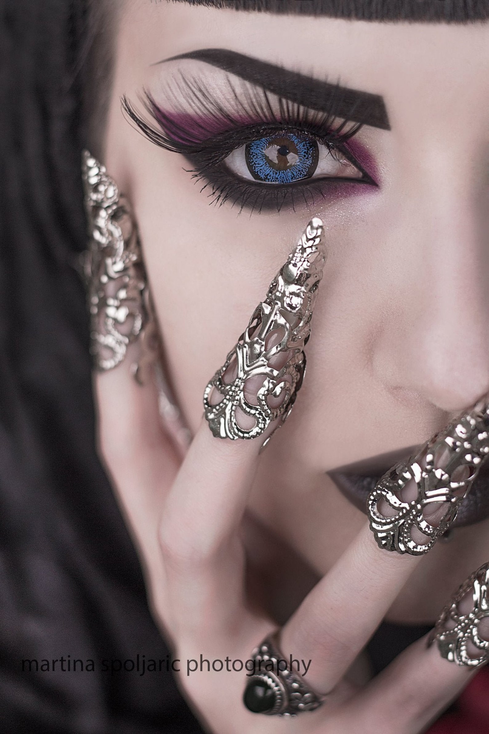 Nail Claws "katrin" Claw Rings Gothic Gift Ideas Witch Jewelry ...