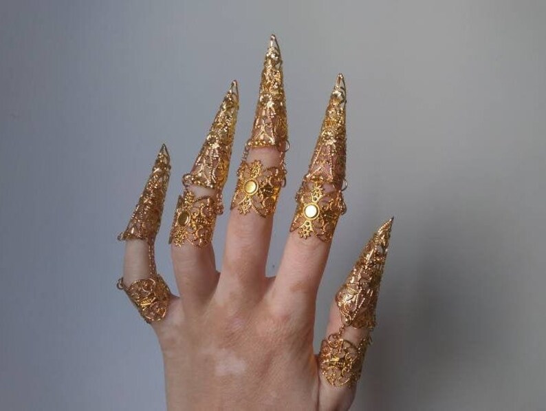 Claw Ring Set X1 Ring syl Drag Queen Armor Ring - Etsy