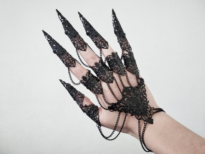 Hand Finger Claws Metal Glove diablo Hand Armor - Etsy