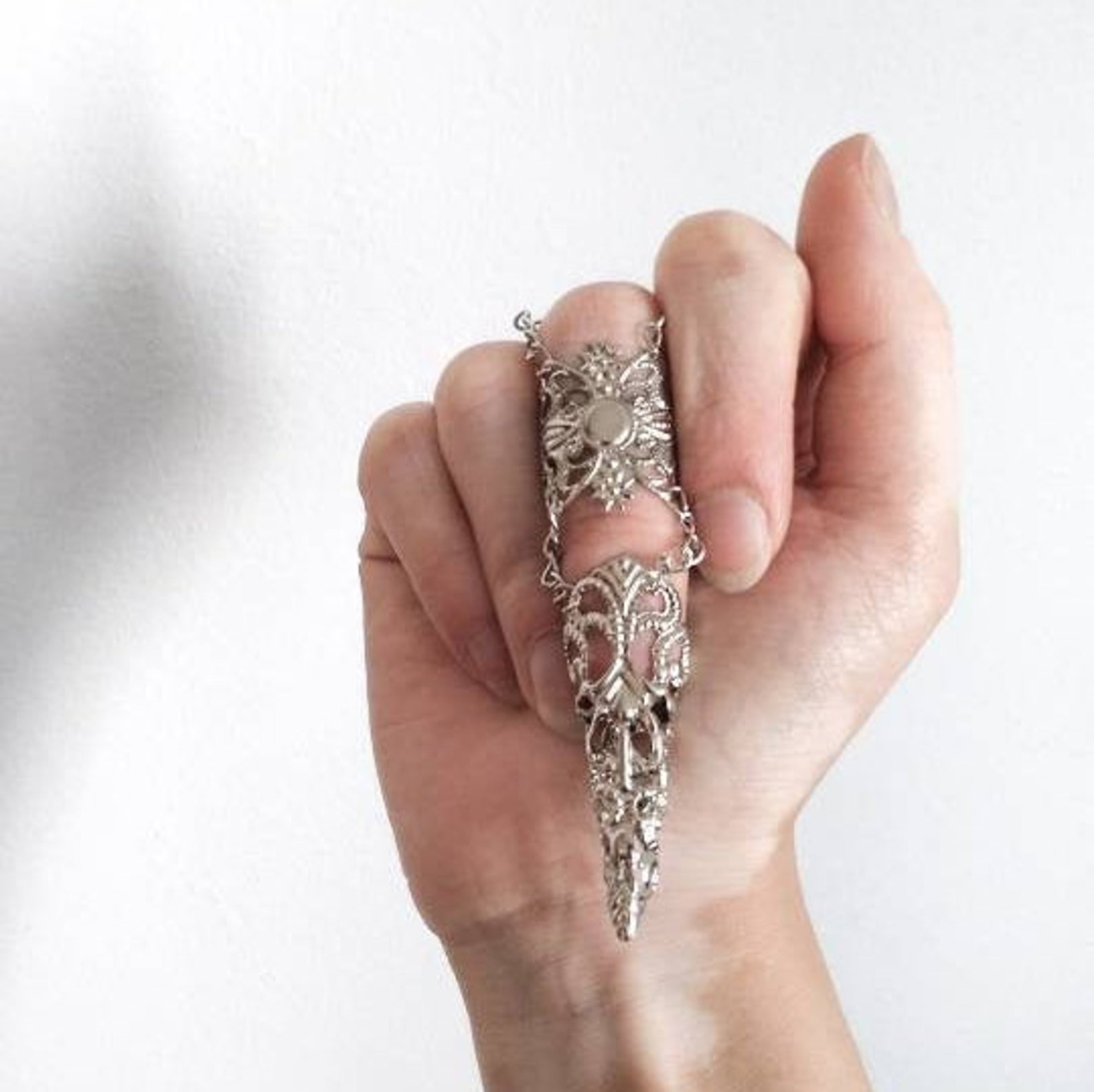 Full Finger Claw Ring X1 vix Dark Alterative Goth - Etsy