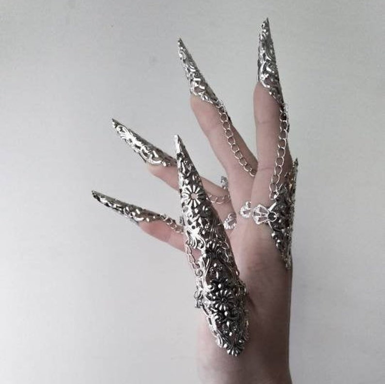 Finger Armour Full Hand Claw Rings Kore | Etsy