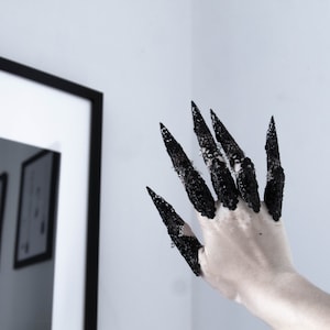 Gothic Claw Rings, Full Finger Claws Midi Ring "stokksnes" Vampire ...