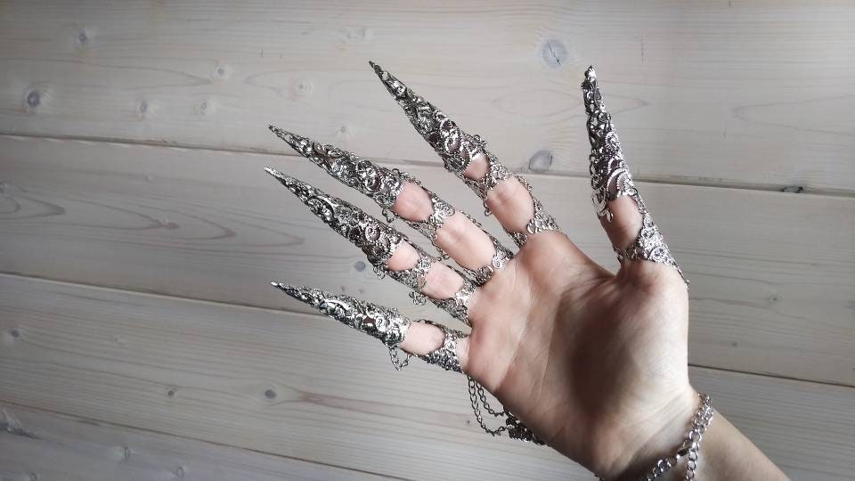 Full Hand Armor With Long Claws lofn Full Hand - Etsy