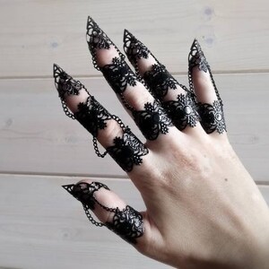 Full Hand Armor Jewellery eleine Claw Rings | Etsy