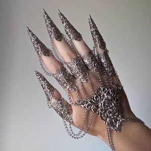 Hand Finger Claws diae Metal Glove Claw Rings - Etsy