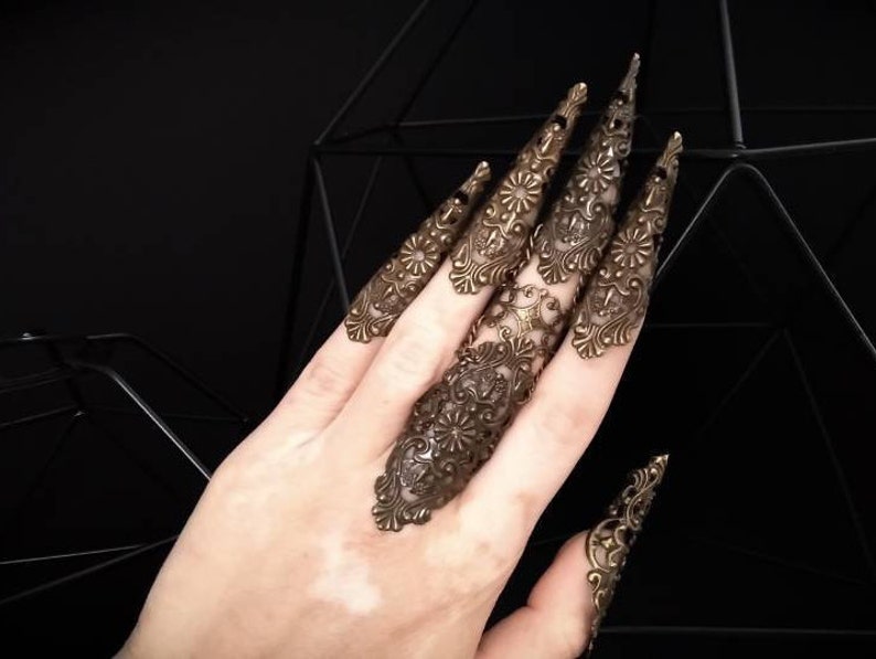 Finger Claw Rings rake Gothic Nail Jewelry - Etsy