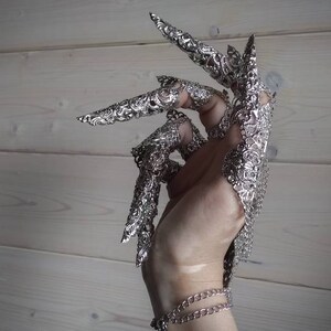 Full Hand Armor With Long Claws lofn Full Hand - Etsy