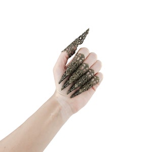 Extra Long Nail Claws "jix" Claw Rings Halloween Goth Wedding Gift ...