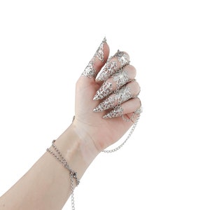 Full Hand Claws "ophelia" Gothic Jewelry Gift Finger Claw - Goth ...