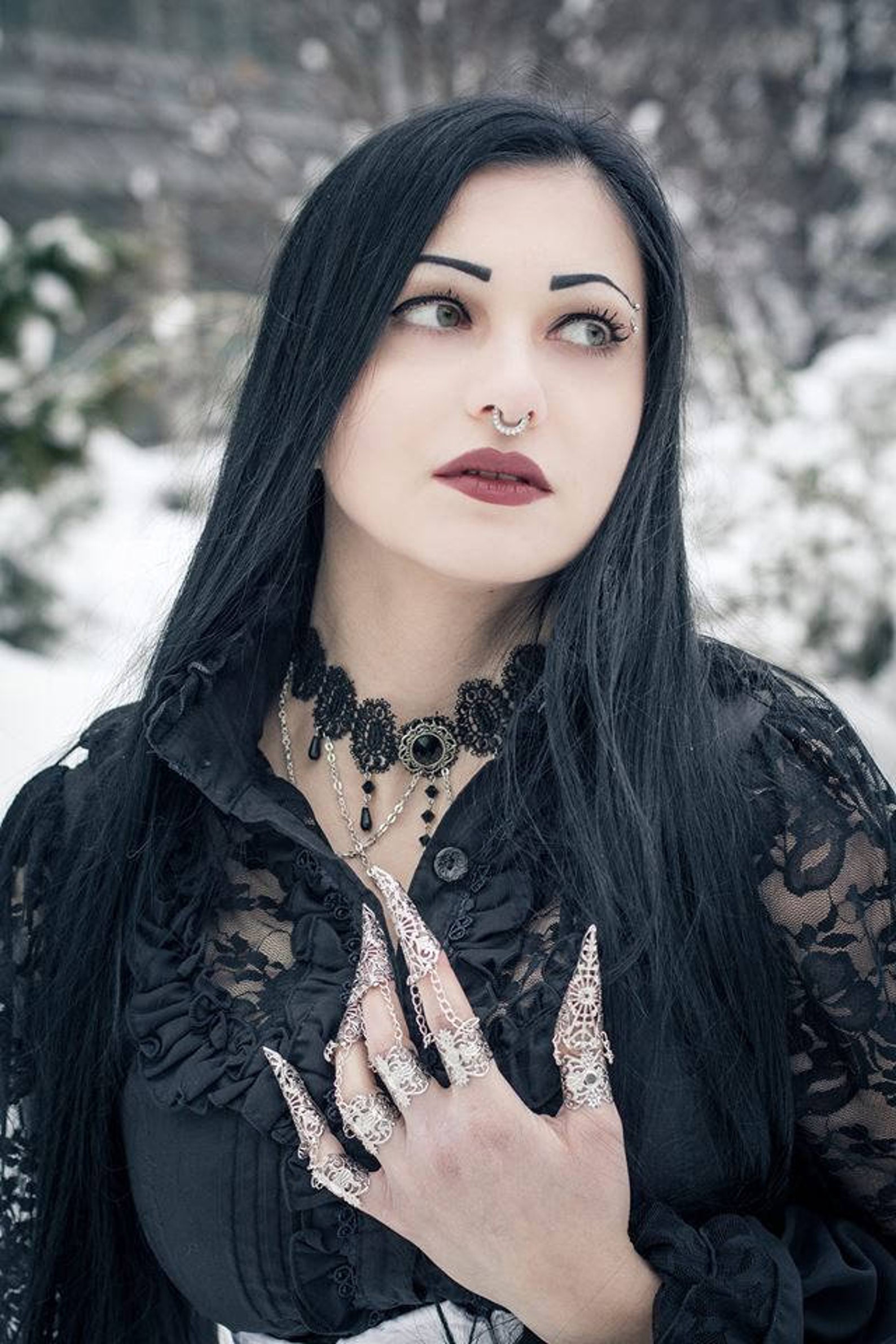 Hand Armor Finger Claws Goth Gift Punk Claw Rings | Etsy