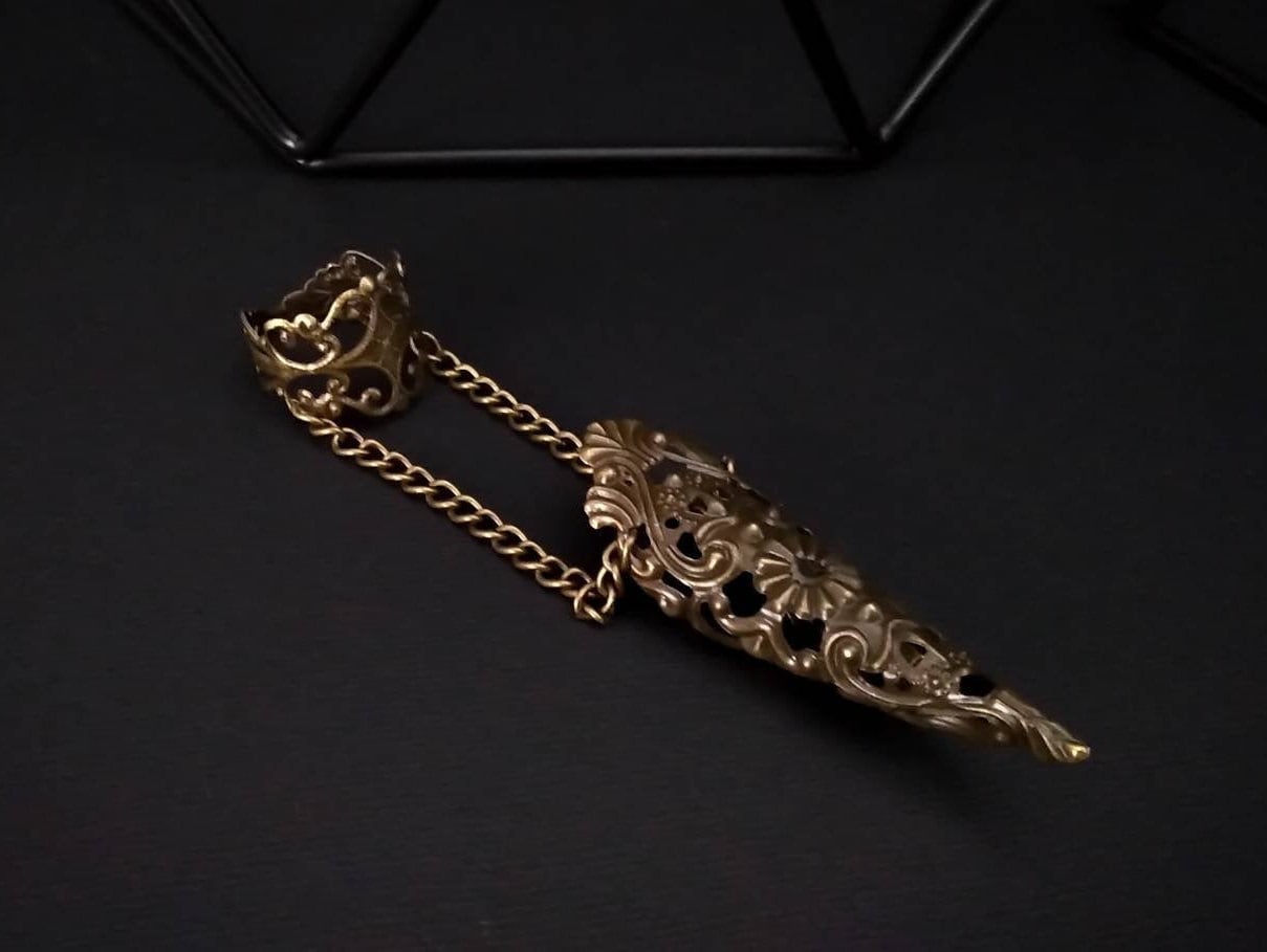 Full Hand Armour alik Gothic Finger Claws Dark - Etsy