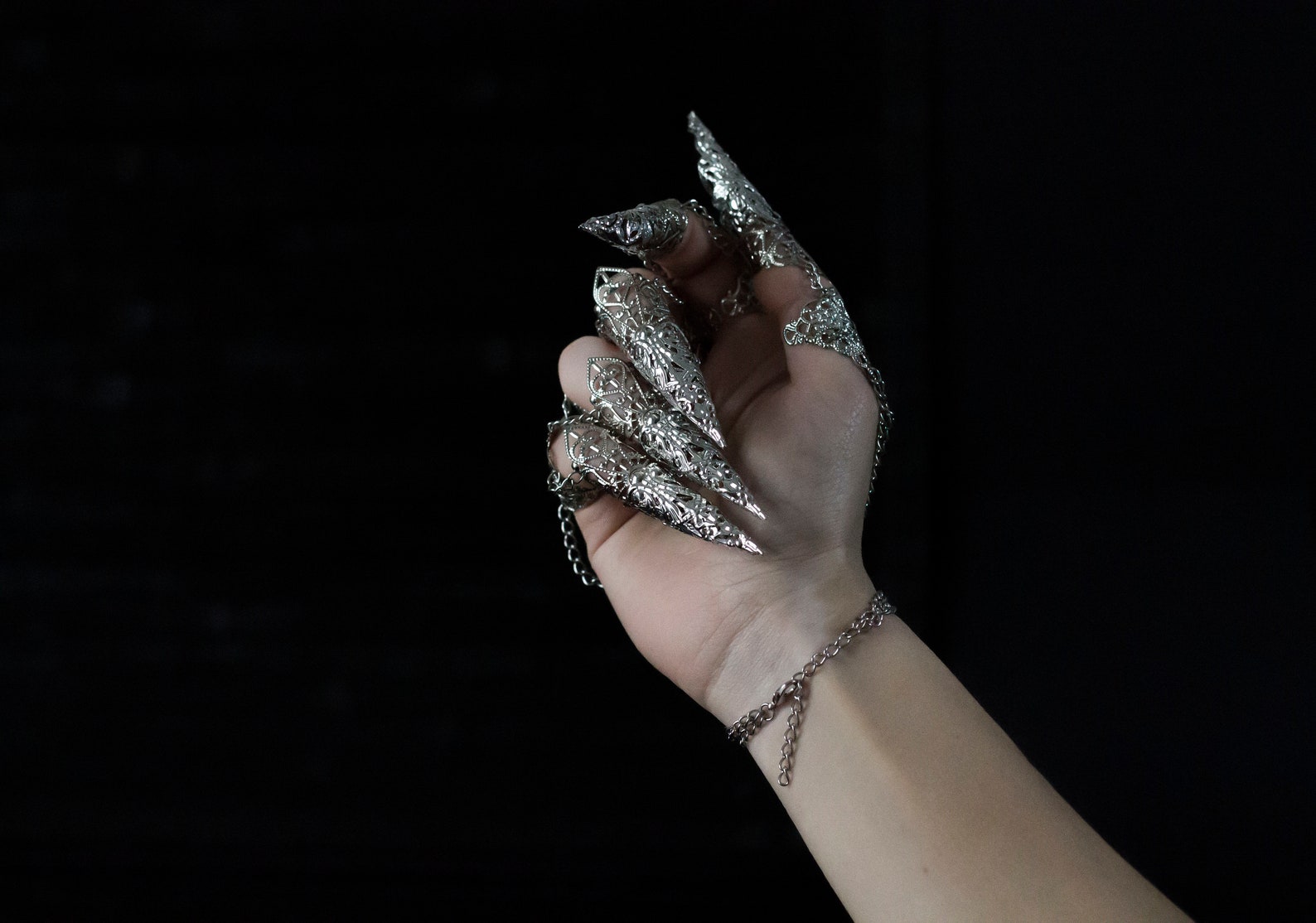 Hand Finger Claws Metal Glove diablo Hand Armor - Etsy