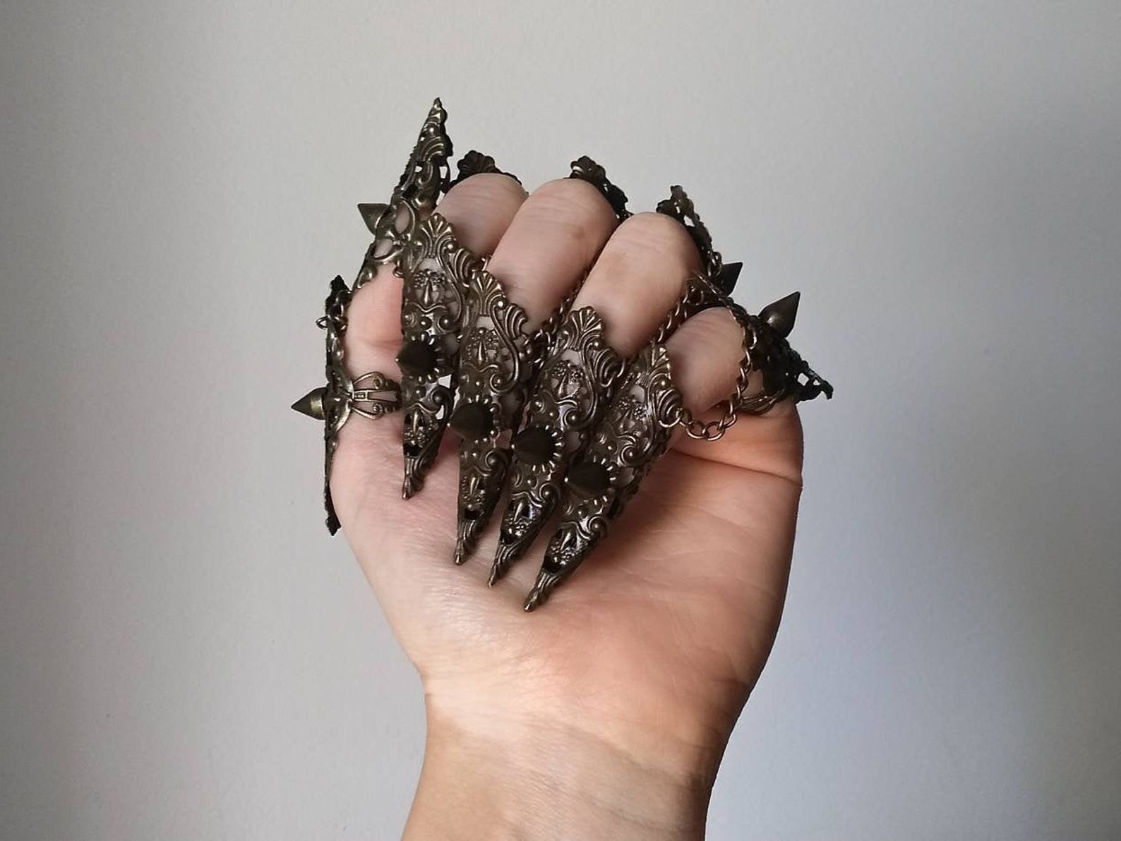 Finger Armor divine Thorns Claw Rings Nail - Etsy