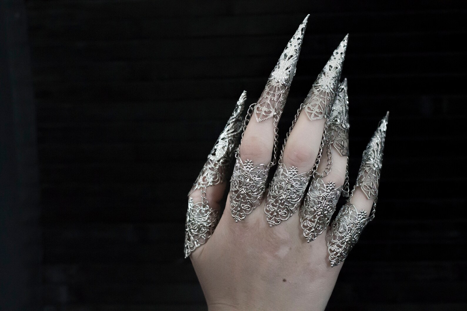 Finger Claws Steampunk Jewelry kona Drag Queen - Etsy