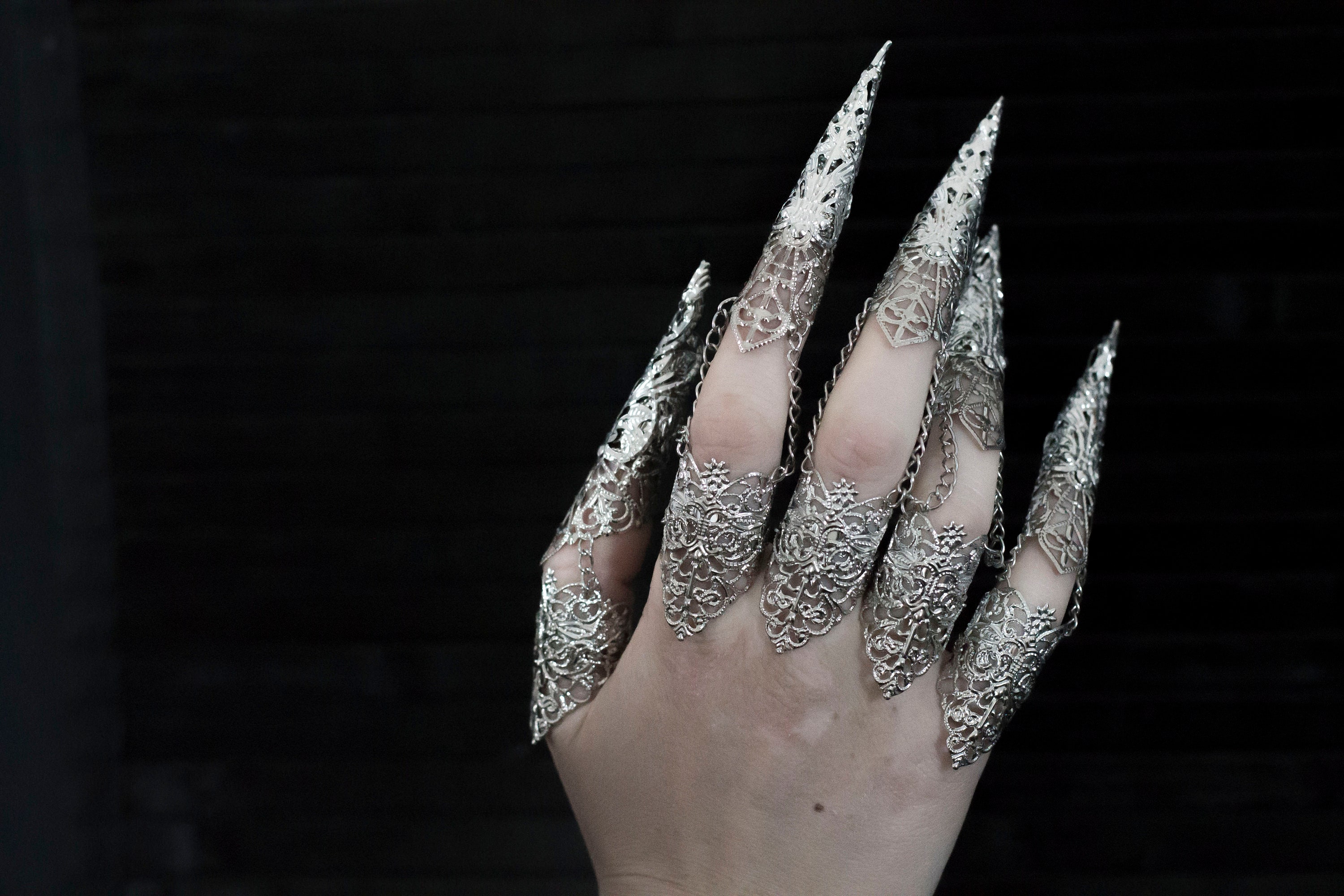 Finger Claws Steampunk Jewelry kona Drag Queen - Etsy