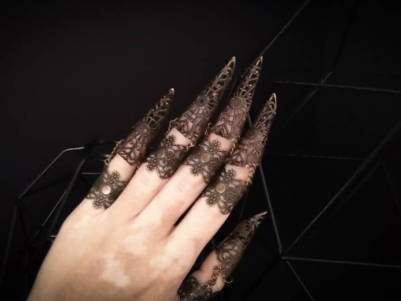 Claw Ring Set X1 Ring syl Drag Queen Armor Ring - Etsy