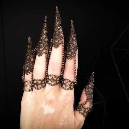 Full Hand Armour alik Gothic Finger Claws Gothic | Etsy