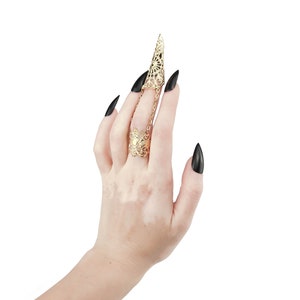 Goth Ring Set X1 Ring Metal Claw "kali" Double Ring, Gothic Gift for ...