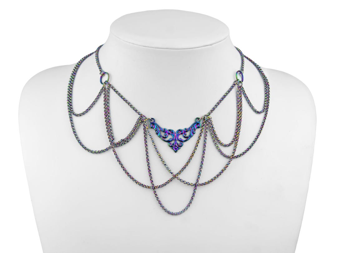 Pride Chain Necklace "cult" Rainbow Jewelry Gift for Pride Month ...