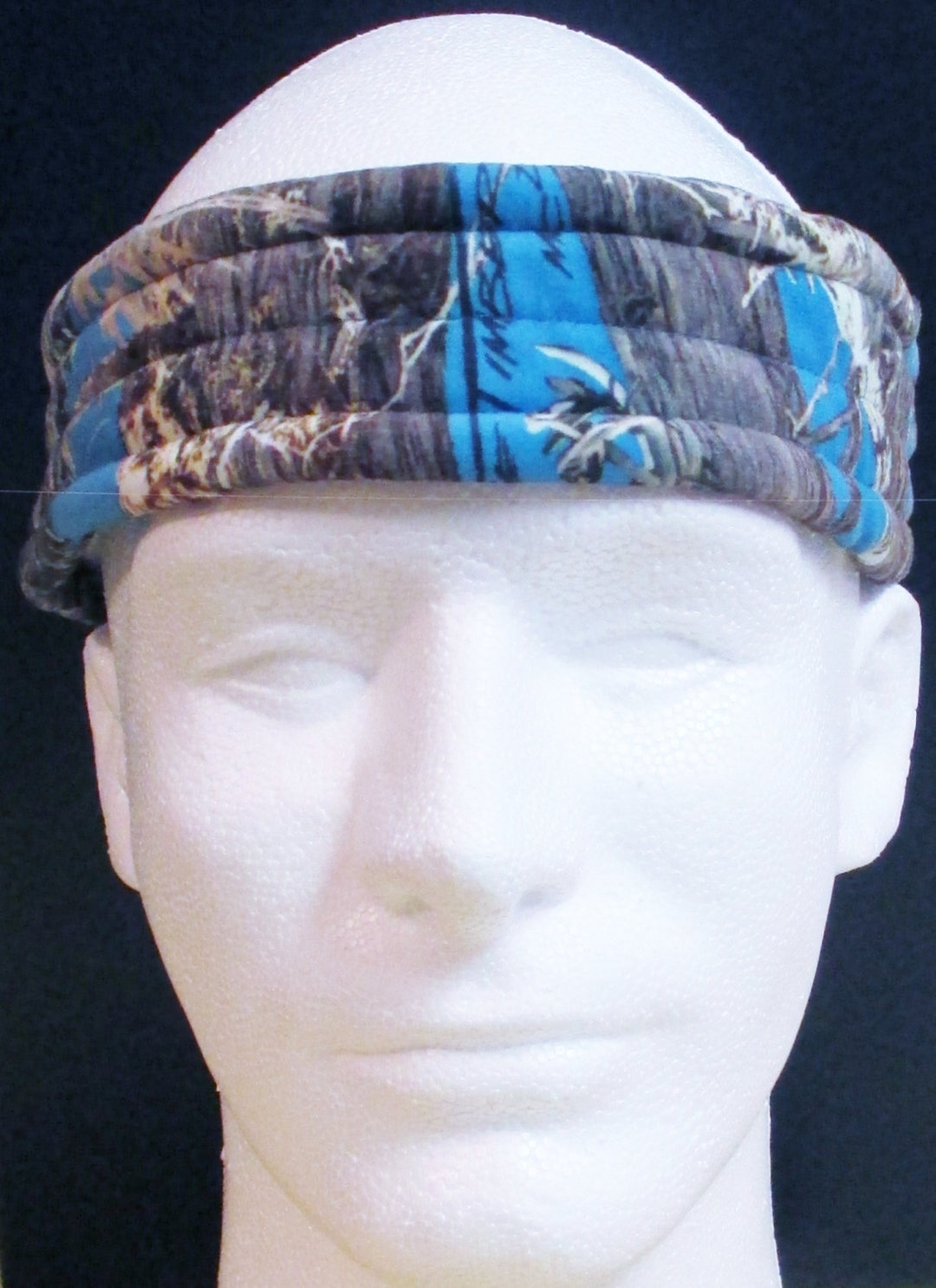 Blue True Timber Amerisuede Camo Ultimate Sweatband/headband - Etsy