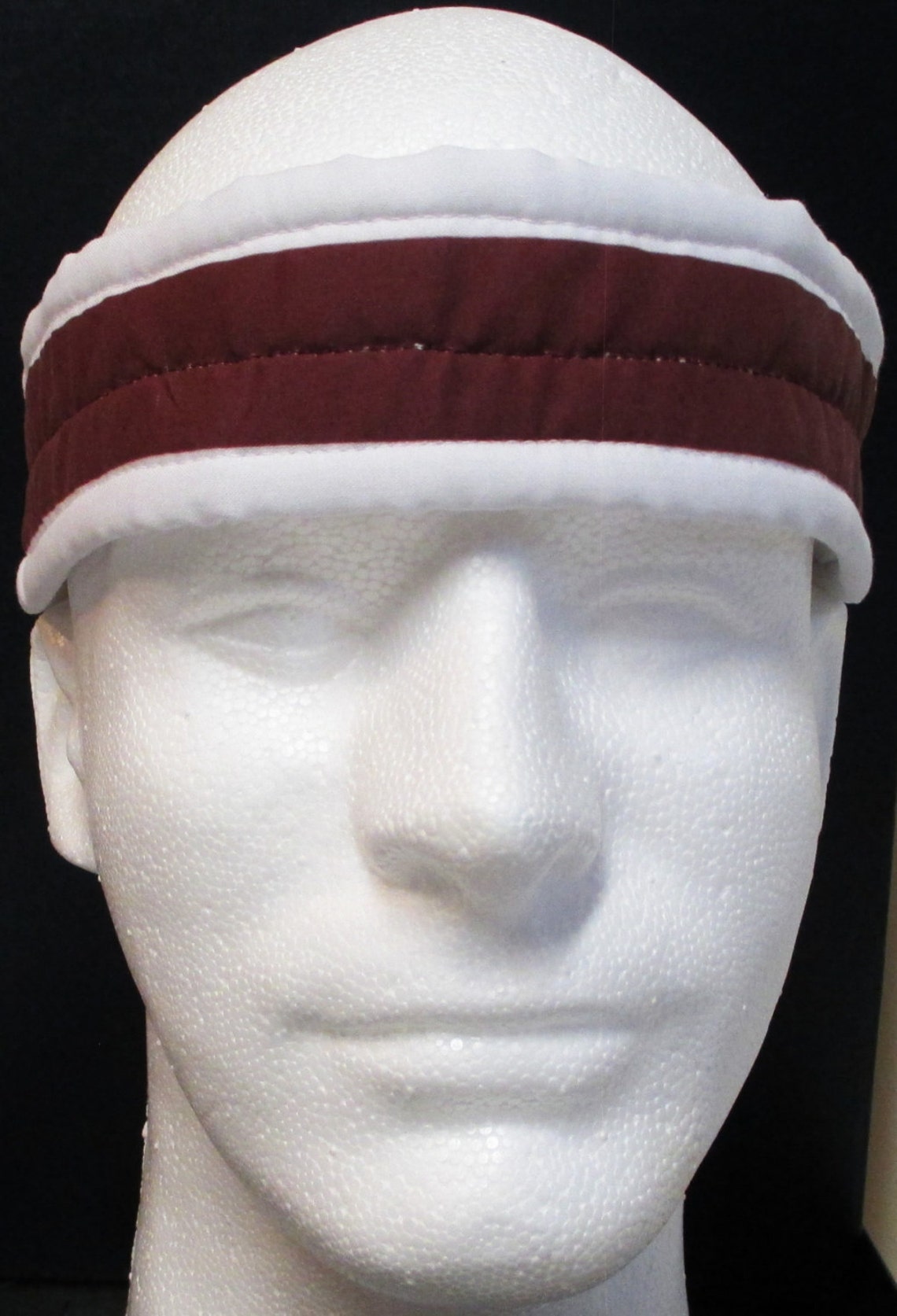 Maroon & White Team Sports Ultimate Sweatband/headband - Etsy