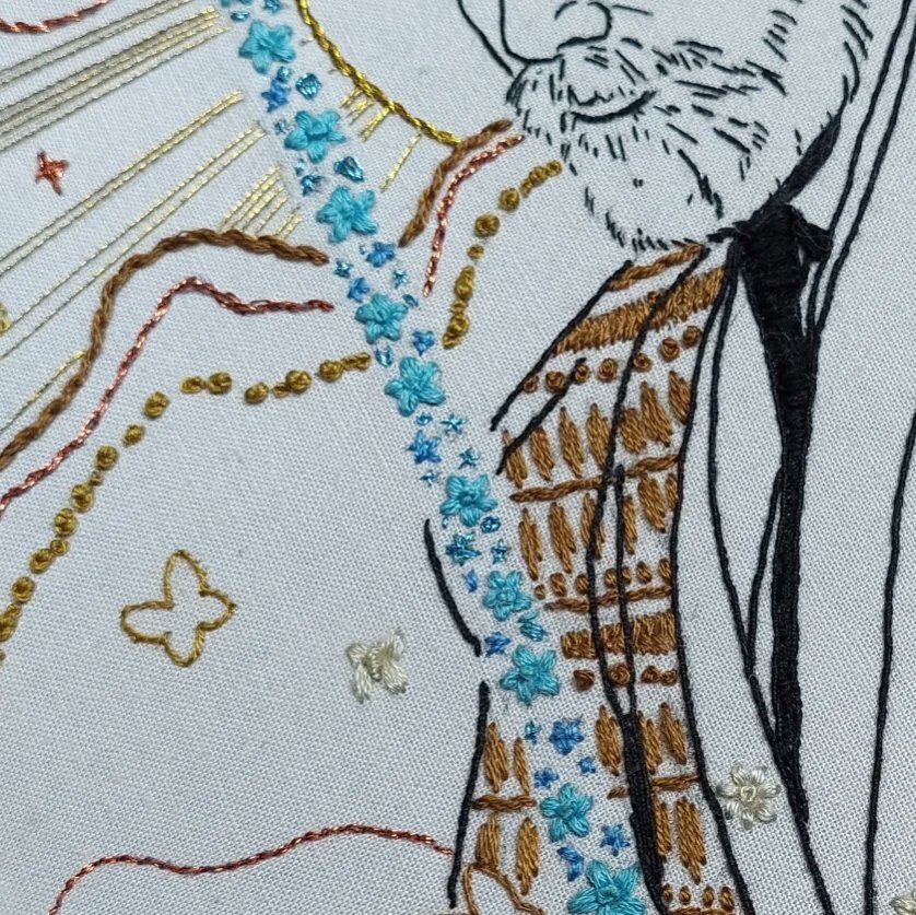 Obi-wan Embroidery Pattern - Etsy