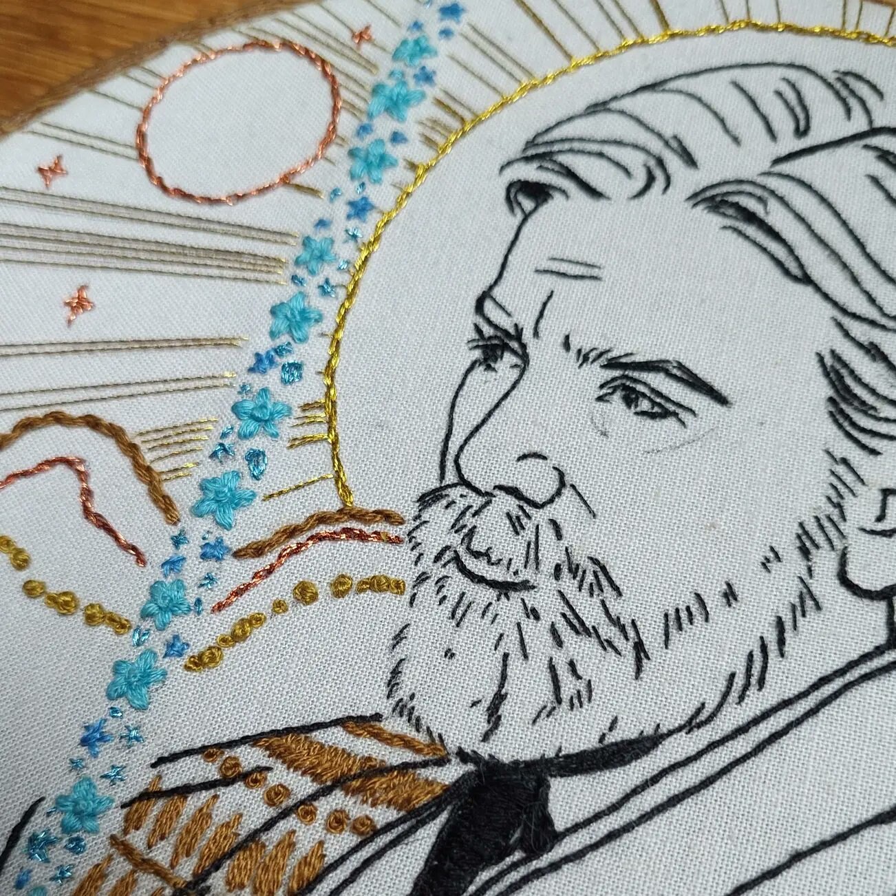 Obi-wan Embroidery Pattern - Etsy