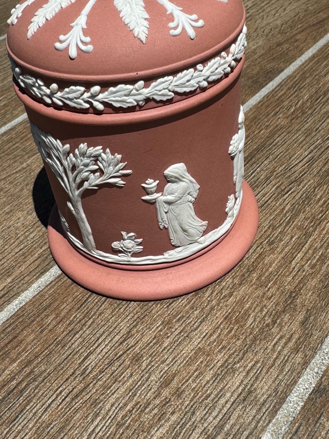 Wedgewood Jasperware Terracotta Jar With Lid - Etsy