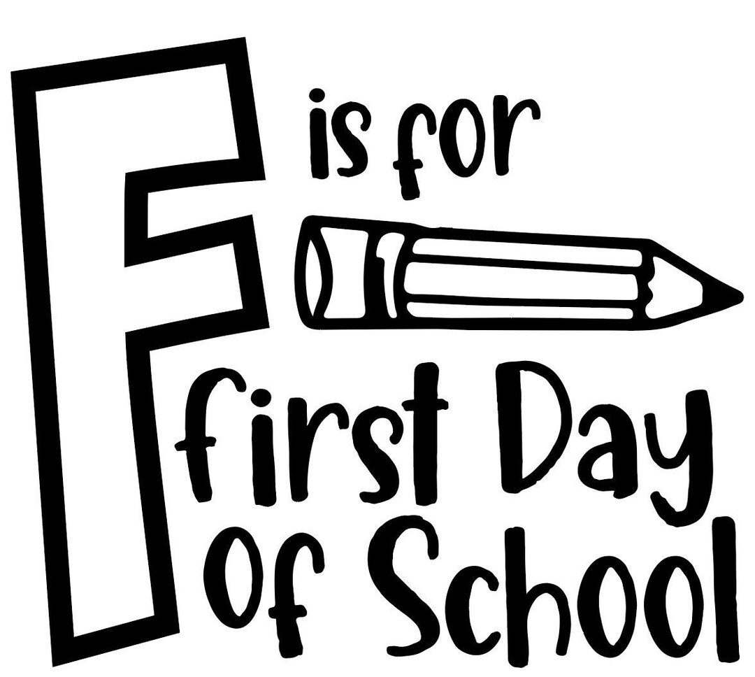 First Day of School SVG - Etsy