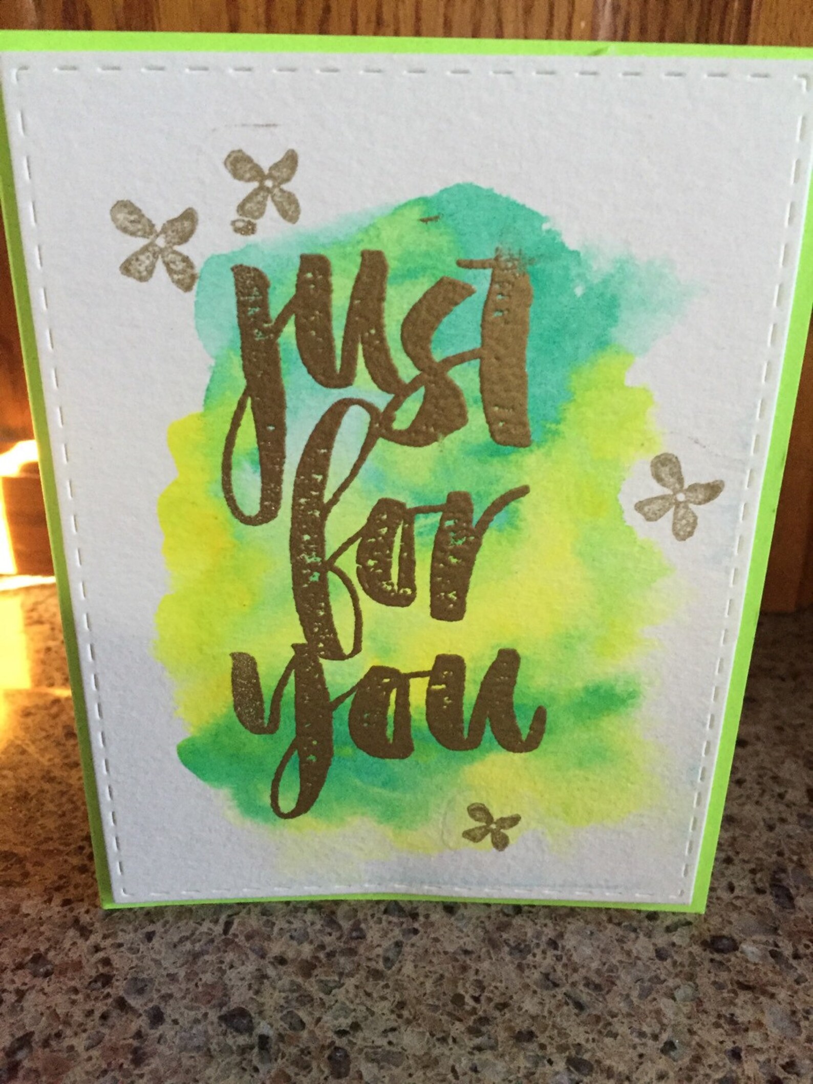 Set of 2 "just Because" Cards - Etsy