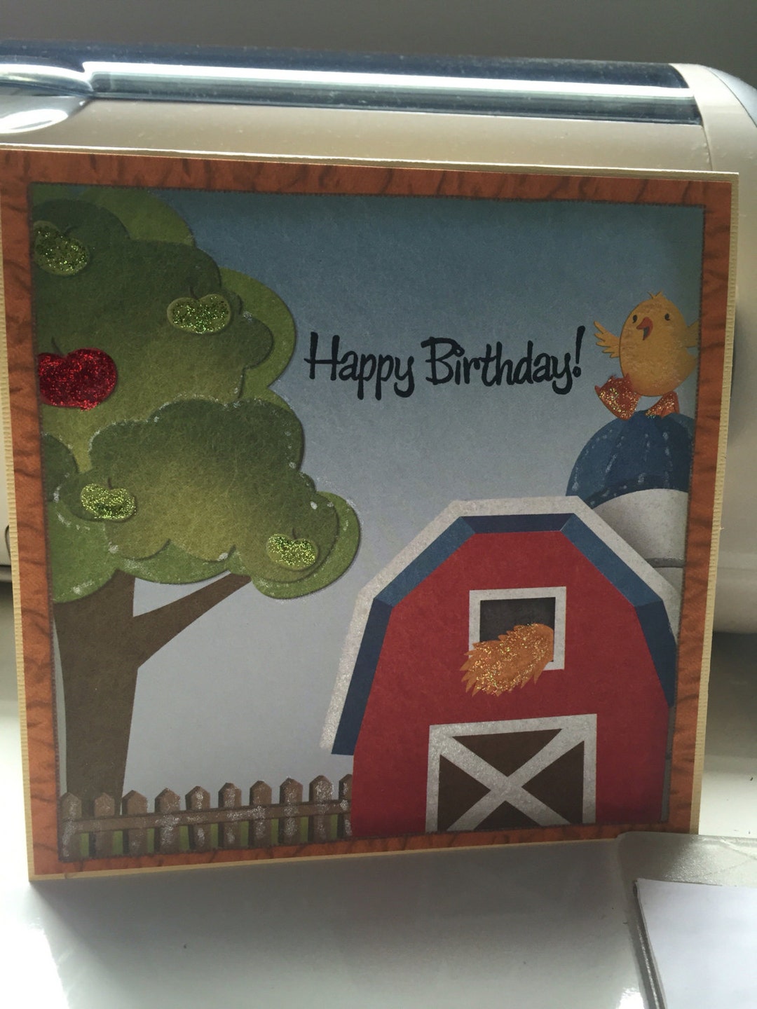 Farm Theme Birthday Card - Etsy