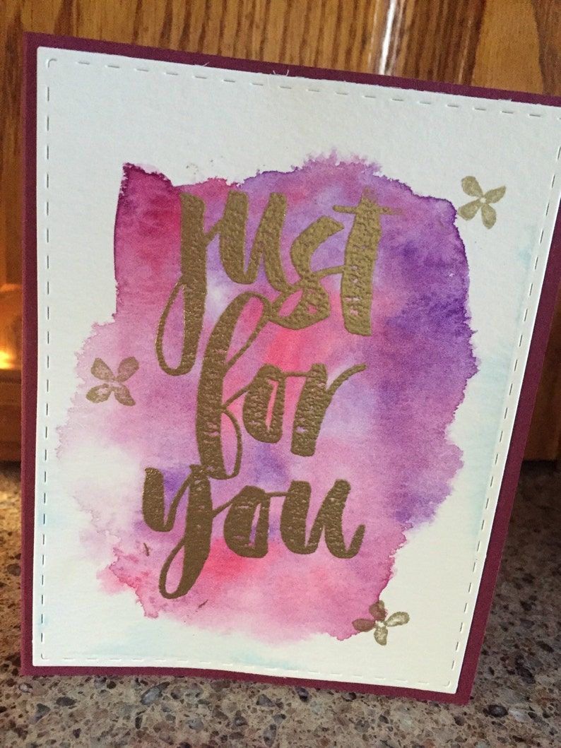 Set of 2 "just Because" Cards - Etsy