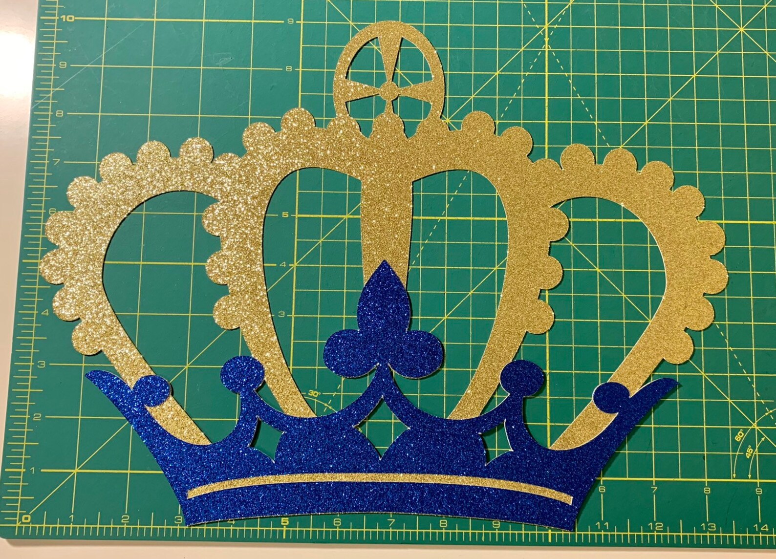 Crown Die-cut Extra Large Crown Die-cut Prince Crown Die Cut 13.5x10 ...