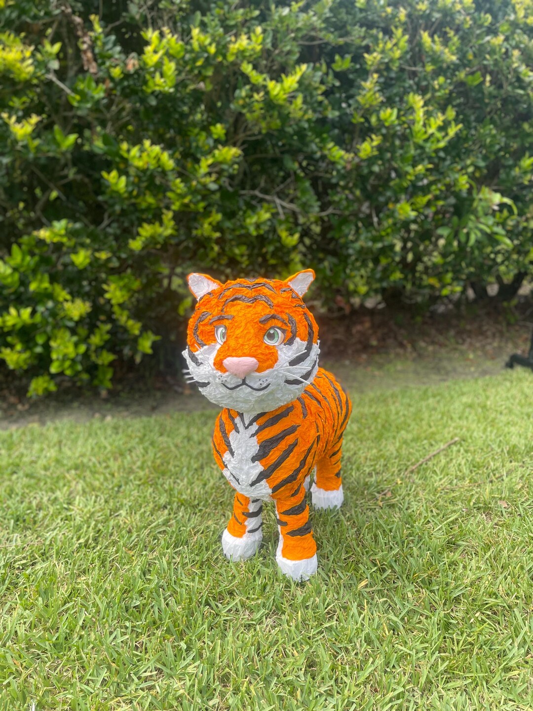 Tiger Pinata, White Tiger Party, Zoo Party Decor, Custom Piñatas ...