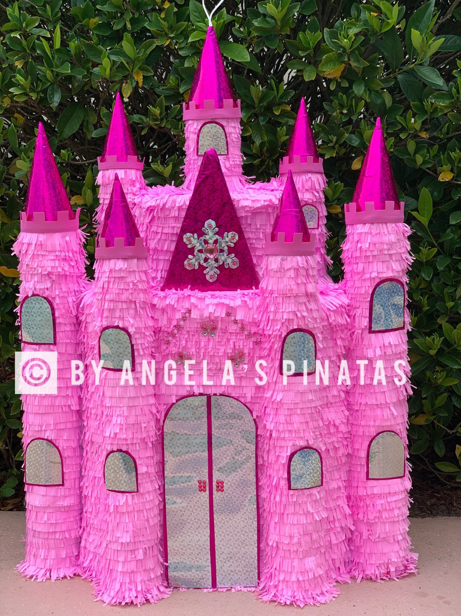 Princess Castle Pinata, Pink and Gold Birthday Princess Shabby Chic ...
