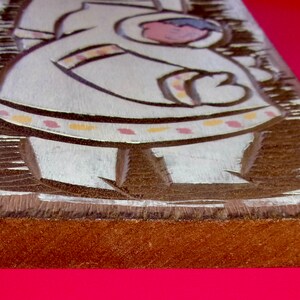 INUIT CARVING J. GRUTER Vintage Art Canada Hand Carved Mahogany Life of ...