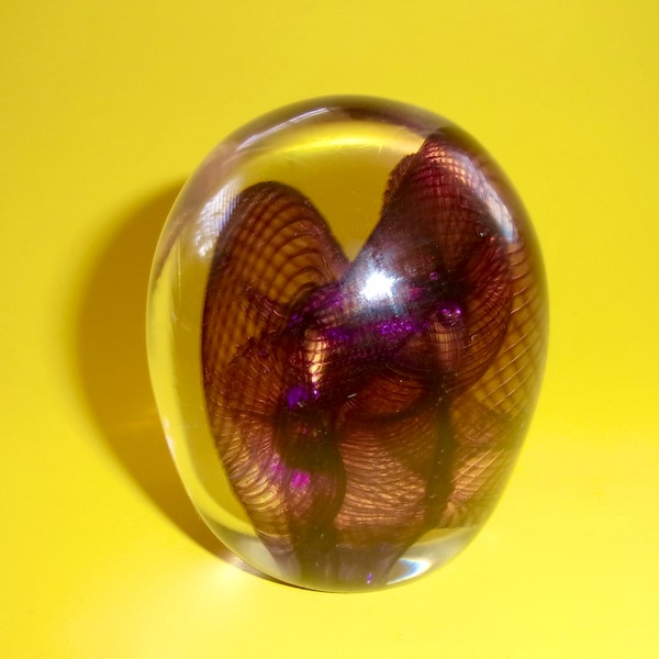 Purple Paperweight - Etsy