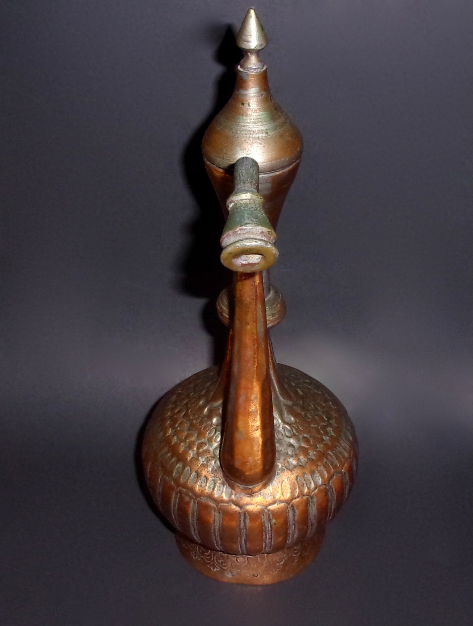 TURKISH EWER PITCHER Antique Copper Brass Tin Metal - Etsy