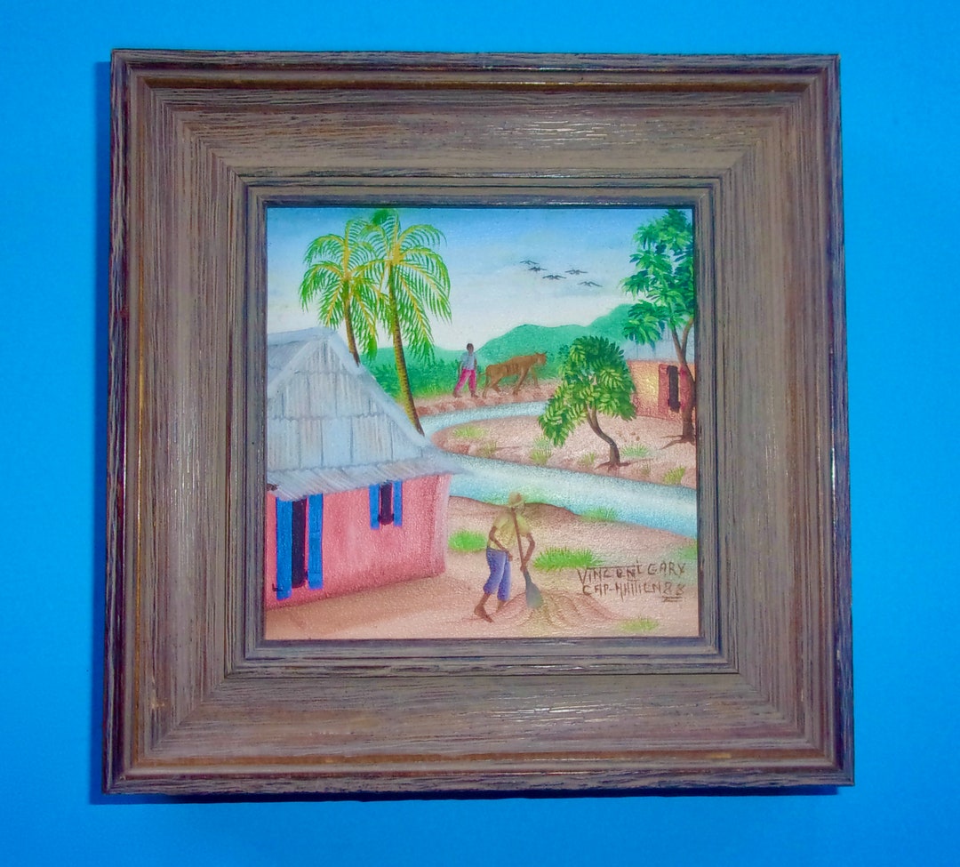 VINCENT GARY ART Haiti Cape Cap-haitien Everyday Life Working Wood ...