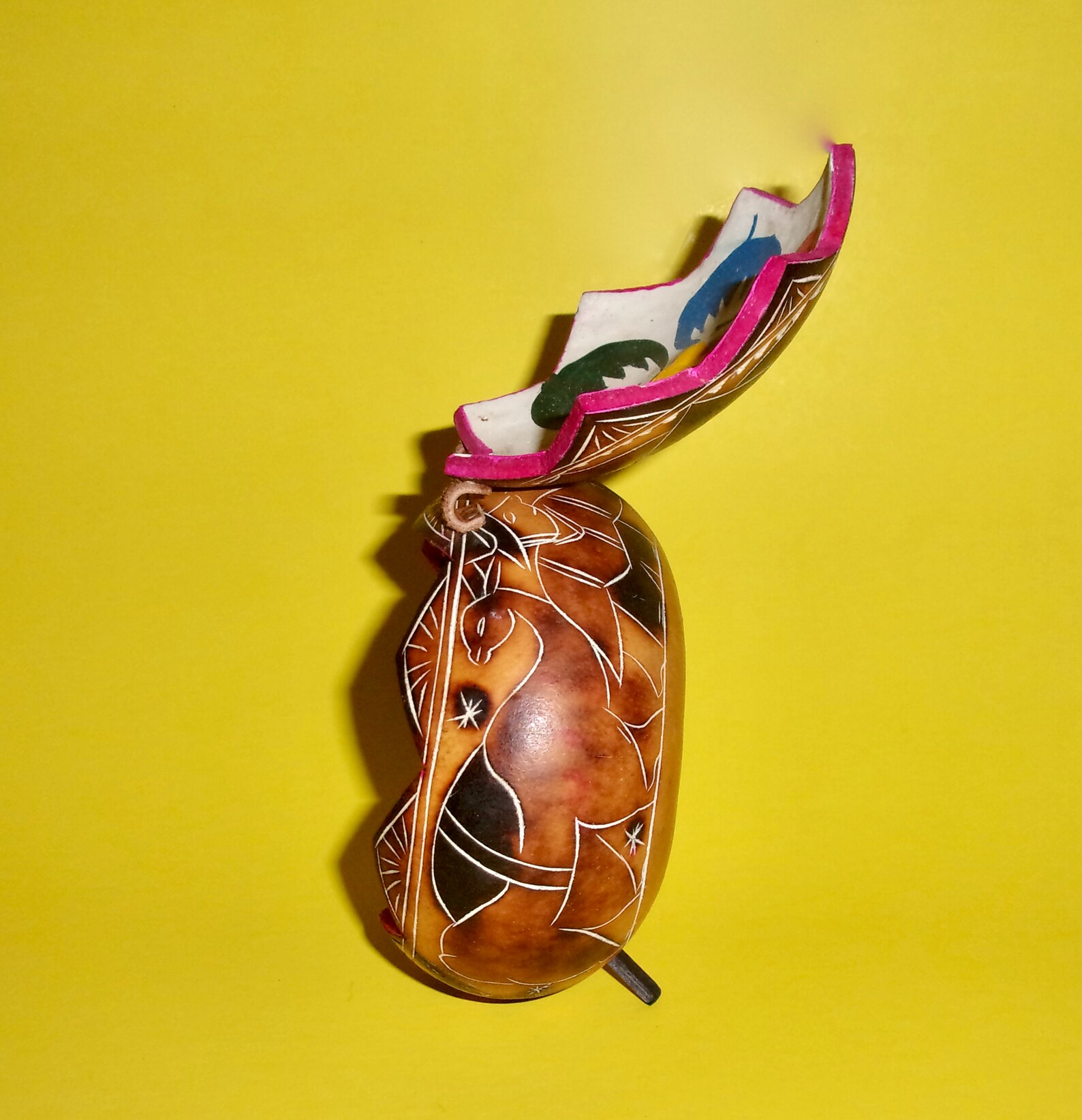 NATIVITY GOURD PERU Carved Vintage Peruvian Handmade Manger - Etsy