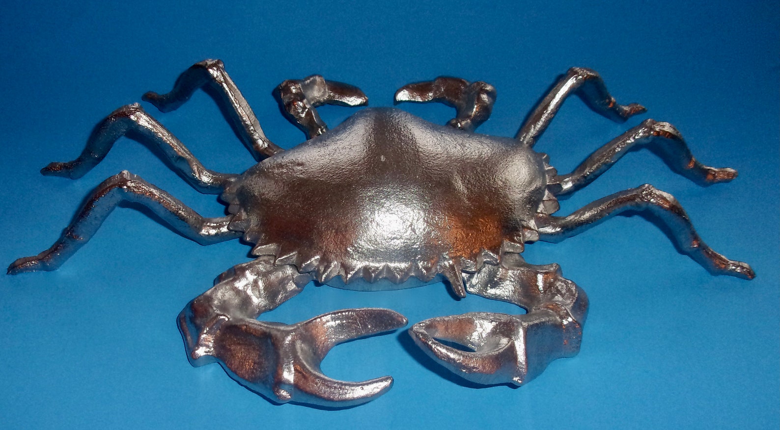 CRAB SILVER COLORED Metal Vintage Welded Made in India - Etsy