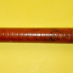 ANTIQUE SPOOL SHUTTLE Bobbin Wood Lot of Three 3 the N.F. Imp Co's Rug ...