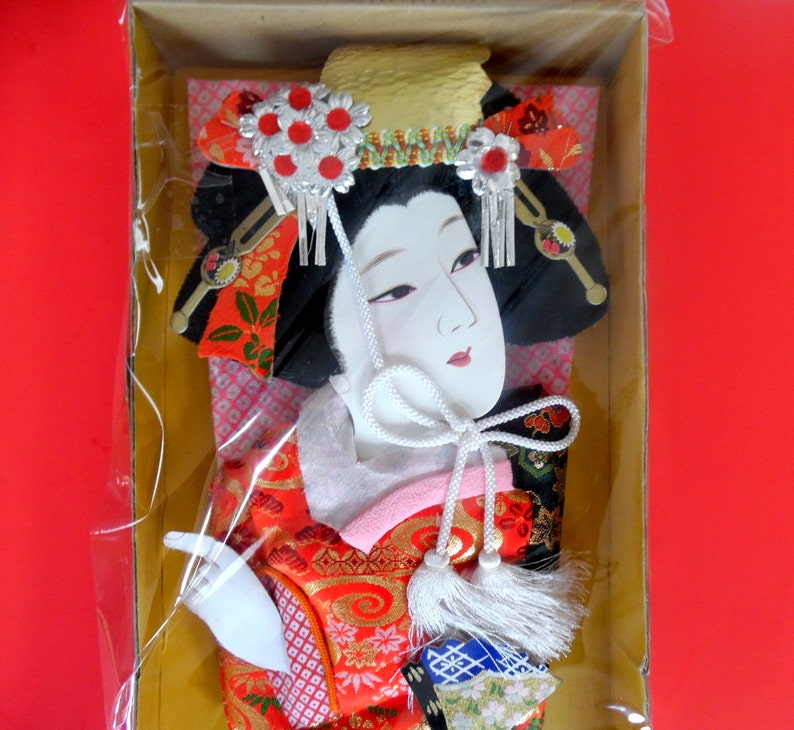 HAGOITA GEISHA PADDLE Vintage Rectangular Racquet Stick Hair ...