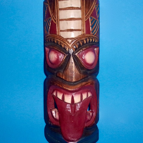 Polynesian Wood Mask - Etsy