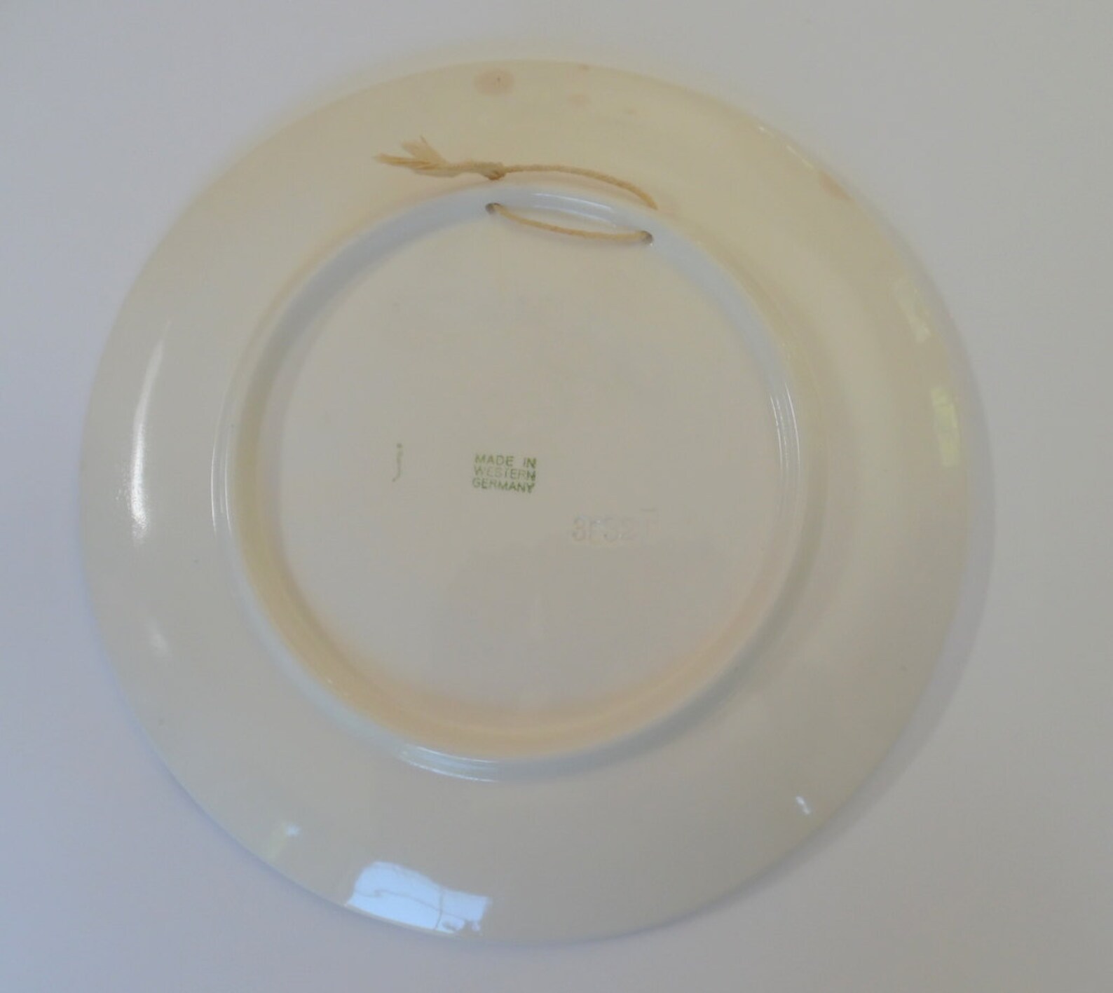 WESTERN GERMANY PLATE Alpine Embossed Vintage Mountains Chalet - Etsy