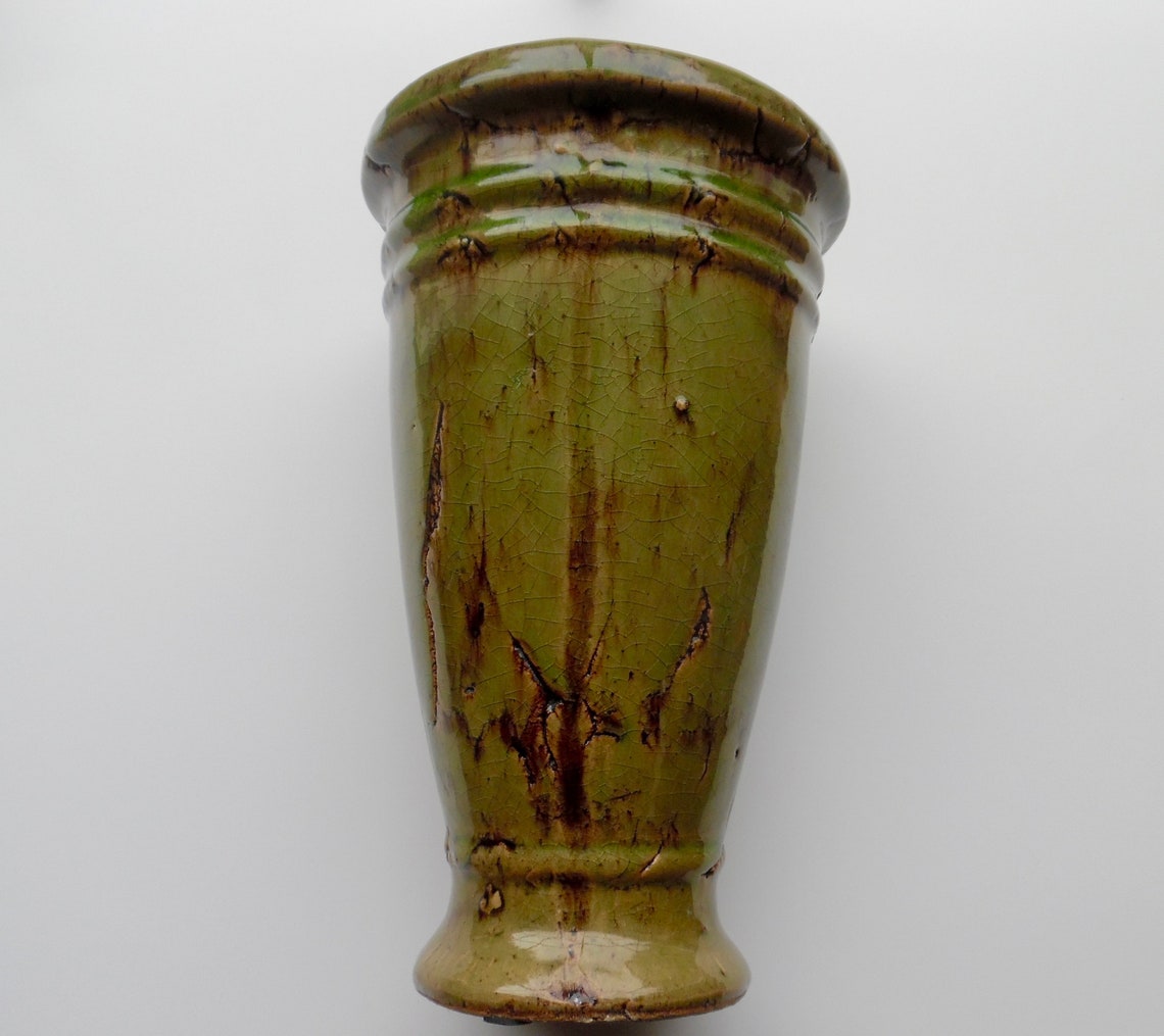 VINTAGE POTTERY VASE Signed Ink Stamped Painted Signature - Etsy